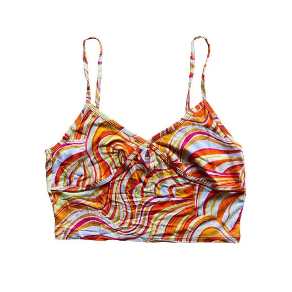 PacSun | Tops | Orange Swirly Pacsun Tank | Poshmark